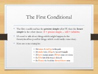 Conditionals Presentation
