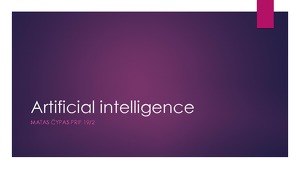 Artificial Intelligence Slides