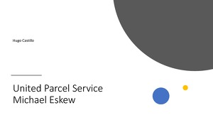 UPS Empresa - United Parcel Service Michael Eskew